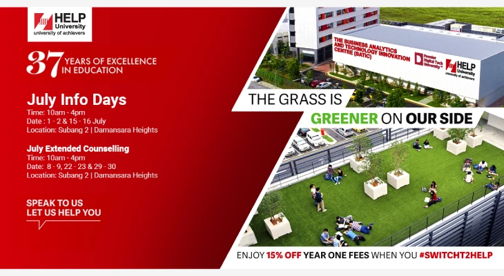 HELP University: Discover Your Pathway to Excellence on 15 – 16 July 2023