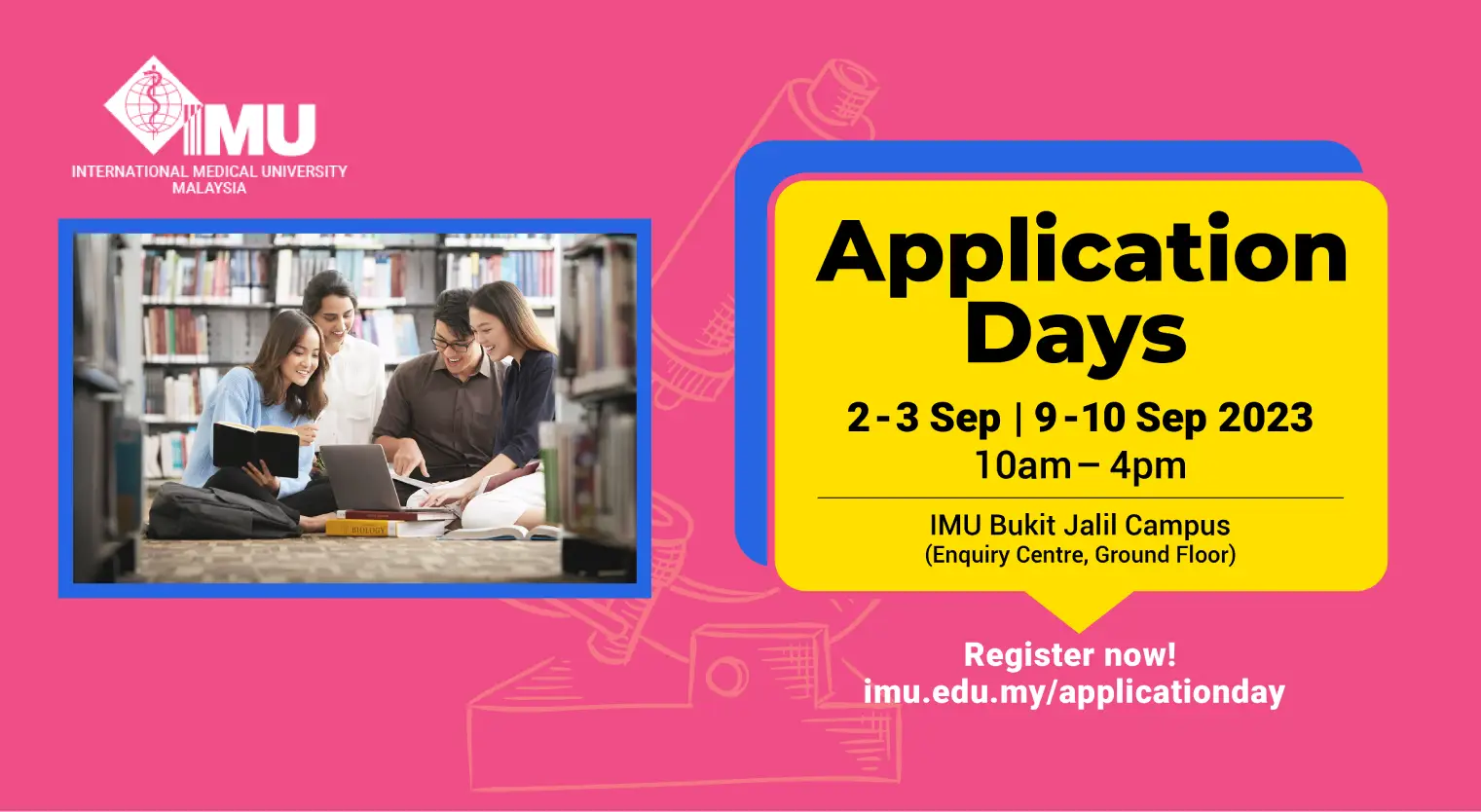 Don’t Miss IMU Application Day This 9 – 10 September 2023